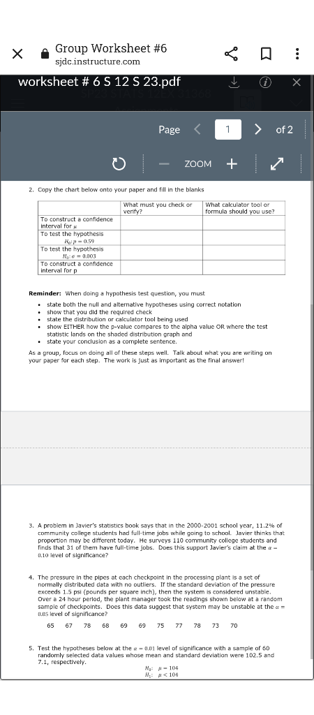 2. Copy the chart below onto your paper and fill in | Chegg.com