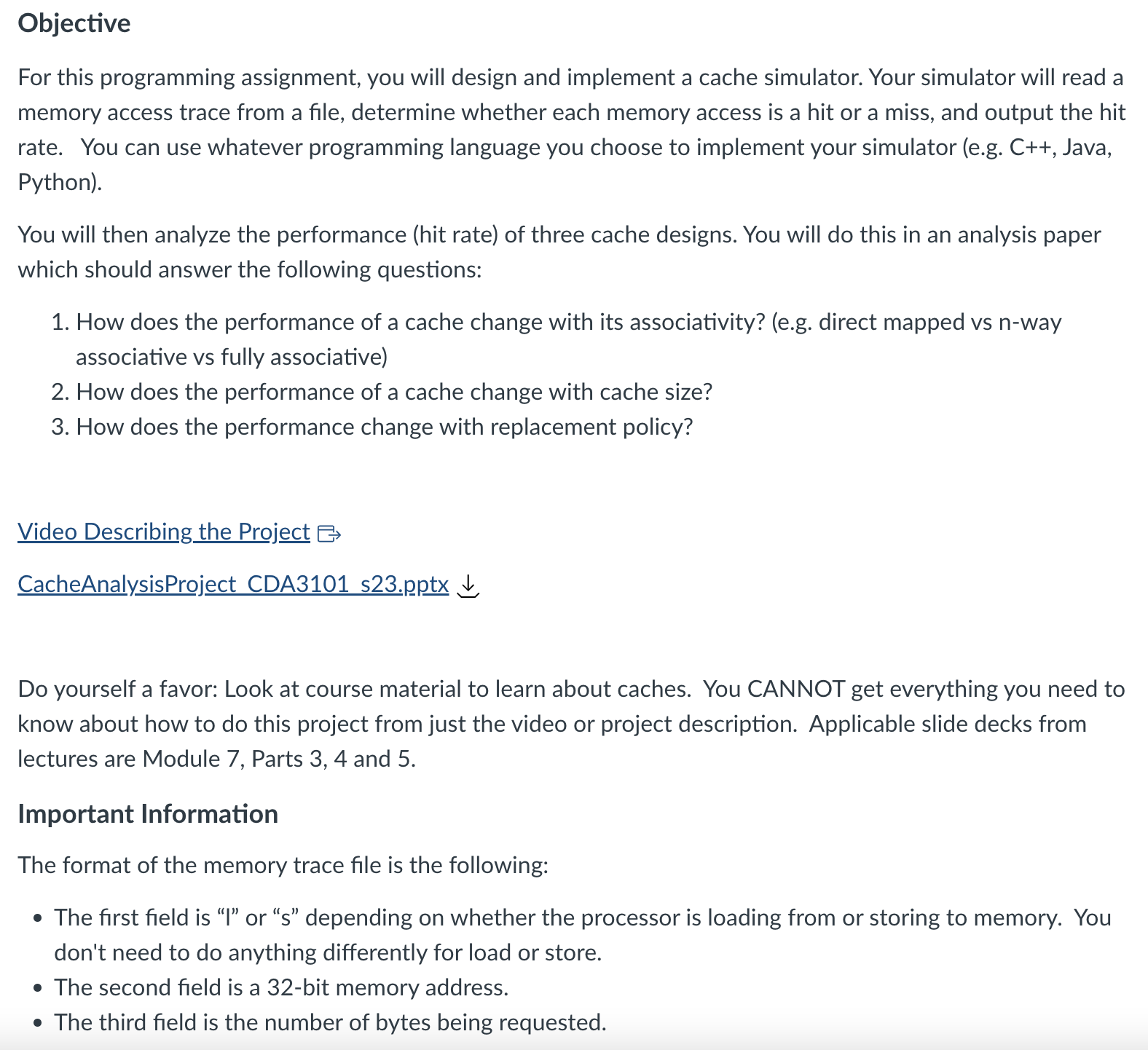 Objective For this programming assignment, you will | Chegg.com