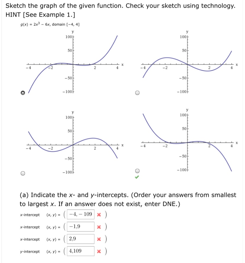 Solved Sketch the graph of the given function. Use | Chegg.com