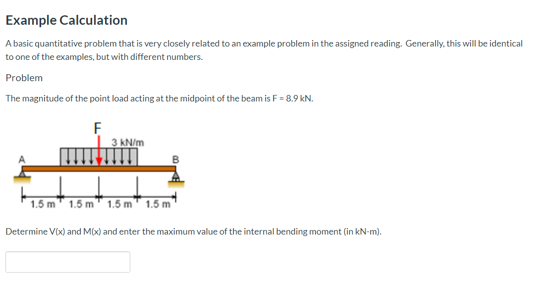 Solved Example Calculation A Basic Quantitative Problem That 1679