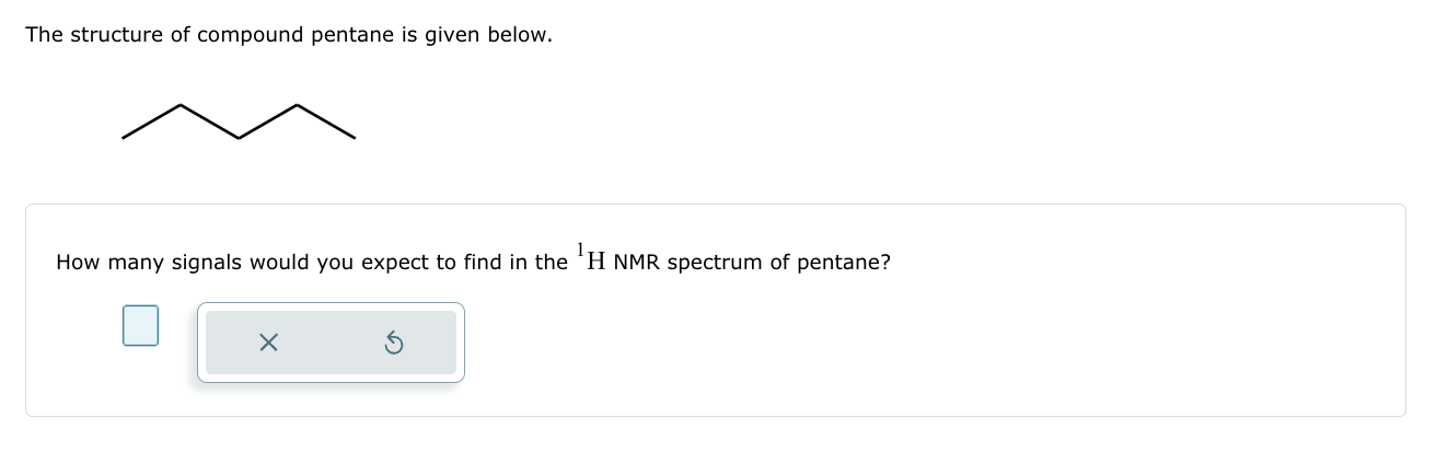 Solved The structure of compound pentane is given below. How | Chegg.com