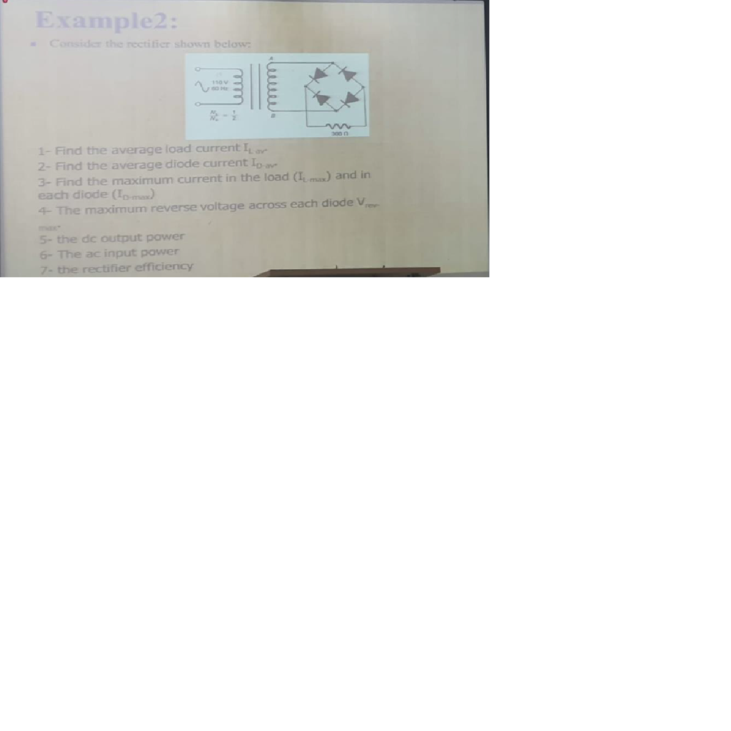 Solved 1 - Find the average load current ILar 2- Find the | Chegg.com
