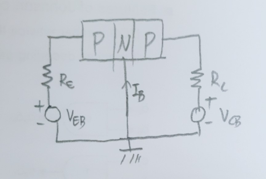 Solved In The Pnp Bipolar Transistor Above Vcb Was Shorted