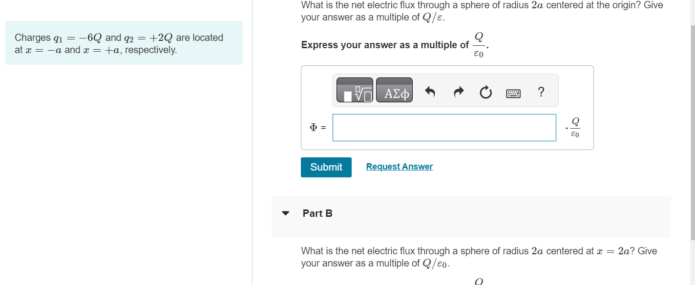 Solved What is the net electric flux through a sphere of | Chegg.com