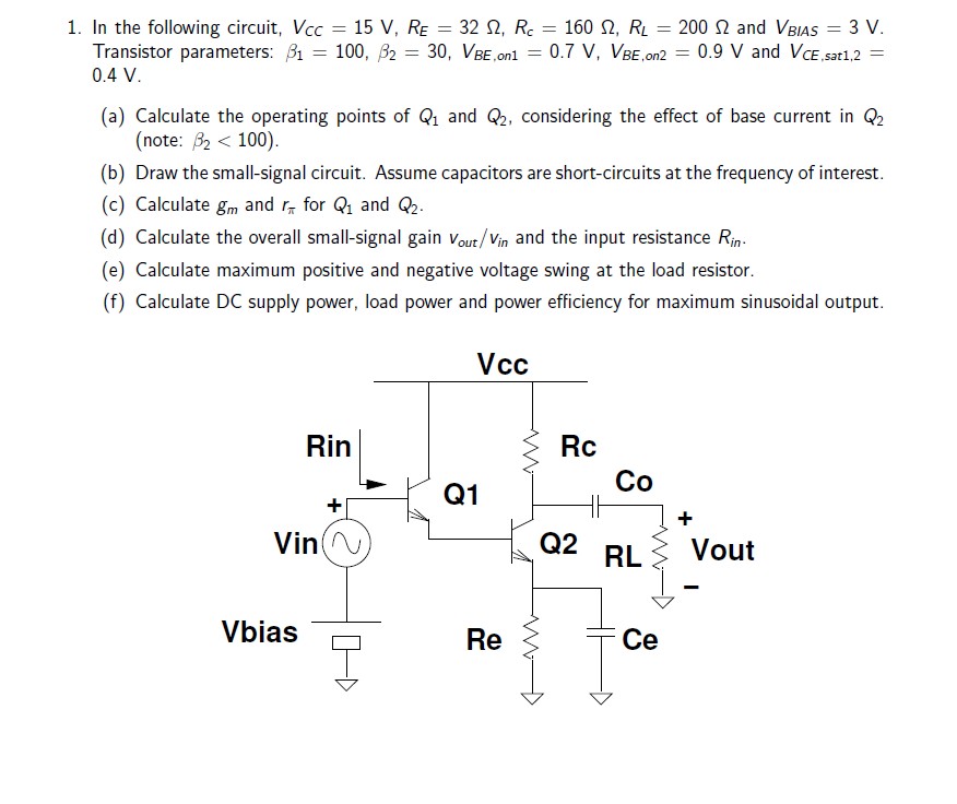 Solved In ﻿the following circuit, | Chegg.com