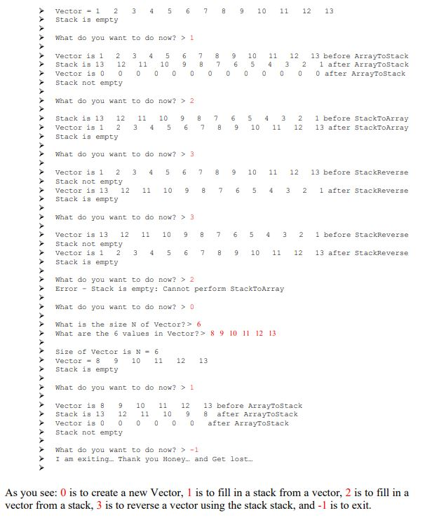 1. (10 points) Write a program ArrayToStack which | Chegg.com