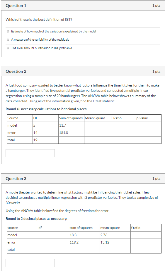 Solved ion 1 1 Pts Which Of These Is The Best Chegg