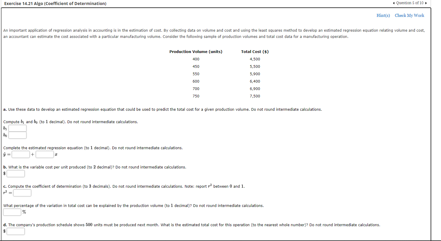 Solved Exercise 14.21 Algo (Coefficient of Determination) | Chegg.com