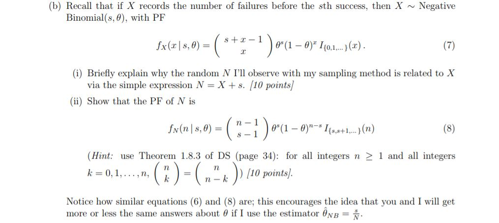 Solved 3. [130 total points] (binomial and negative binomial | Chegg.com