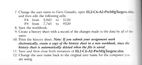 Solved 2 SHARE A WORKSHEEI, EDIT A SHARED WORKBOOK, AND | Chegg.com