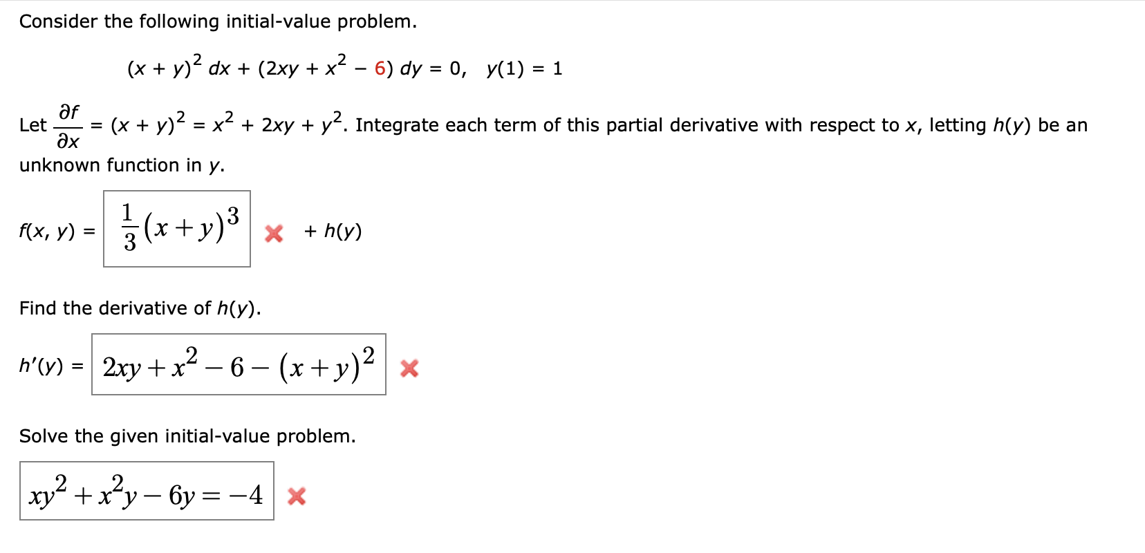 Solved Consider the following initial-value problem. | Chegg.com