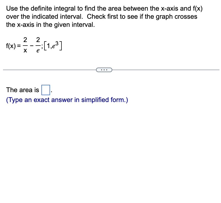 Solved Use the definite integral to find the area between | Chegg.com