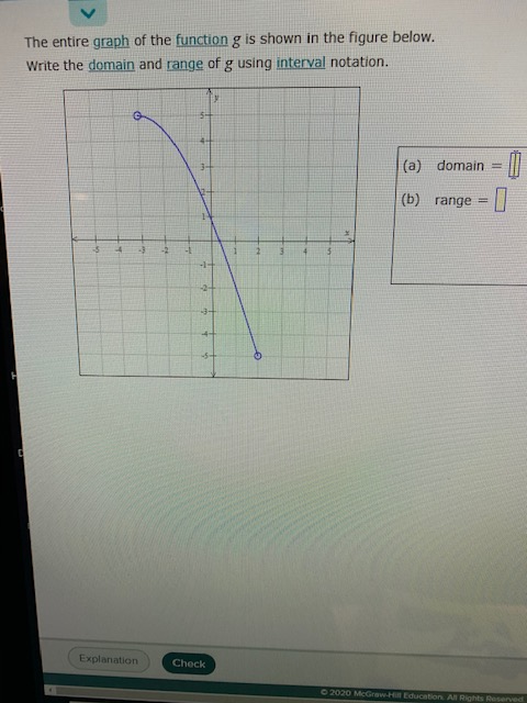 Solved The entire graph of the function g is shown in the | Chegg.com