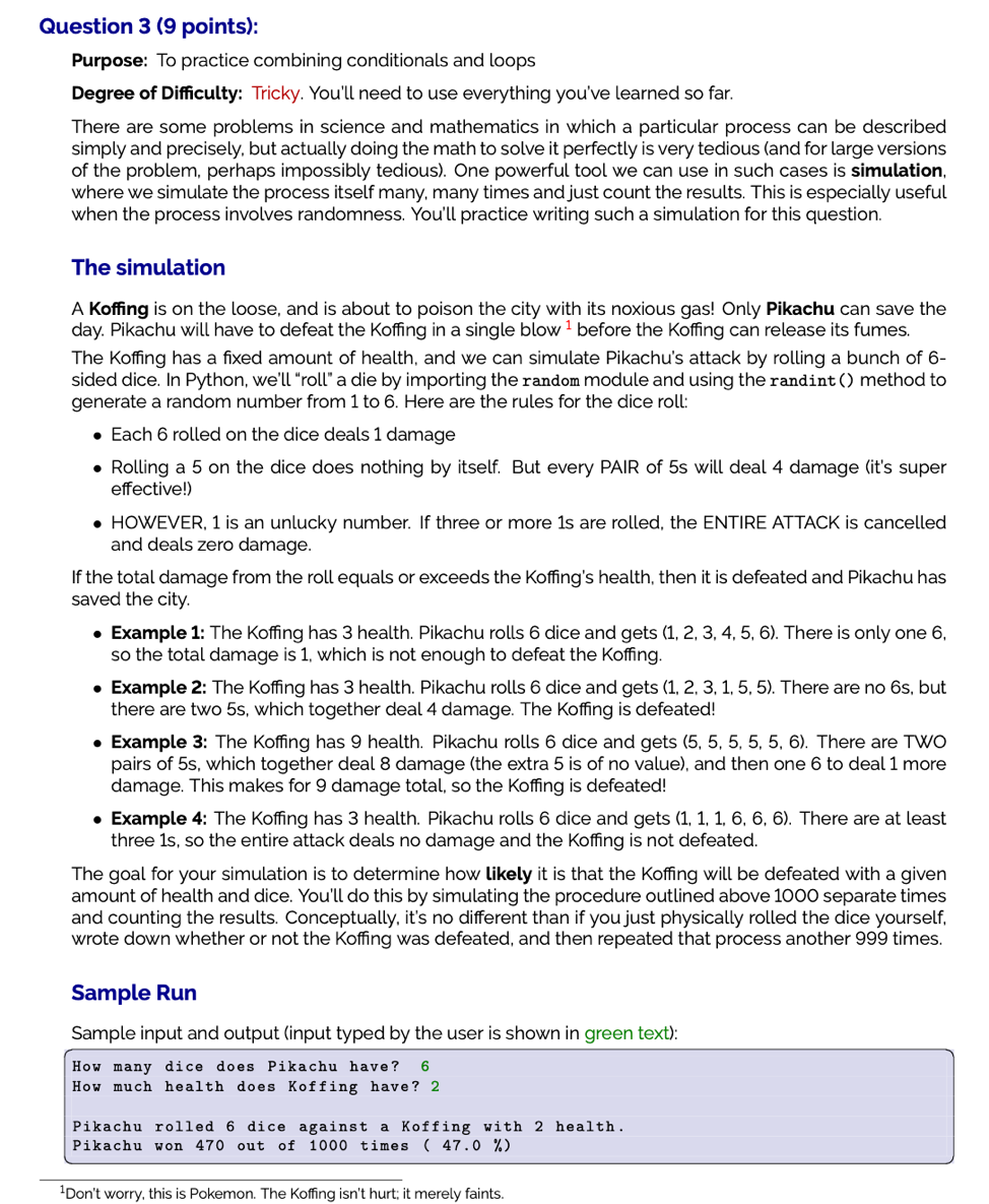 Solved Question 3 9 Points Purpose To Practice Combining Chegg