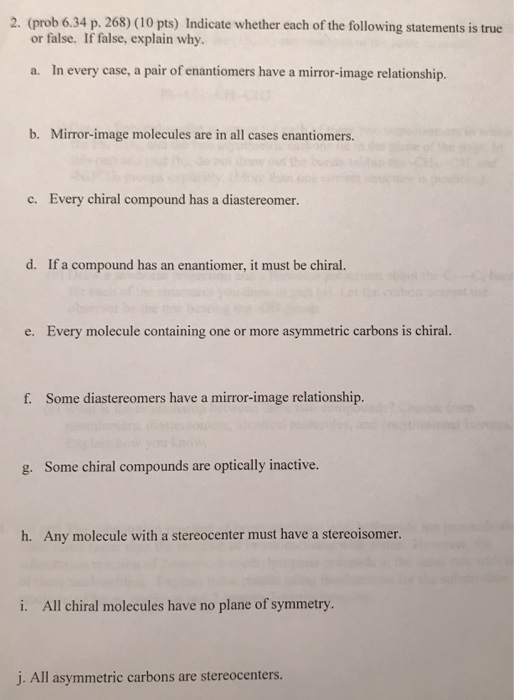 Solved or false. If false, explain why. a. In every case, a | Chegg.com