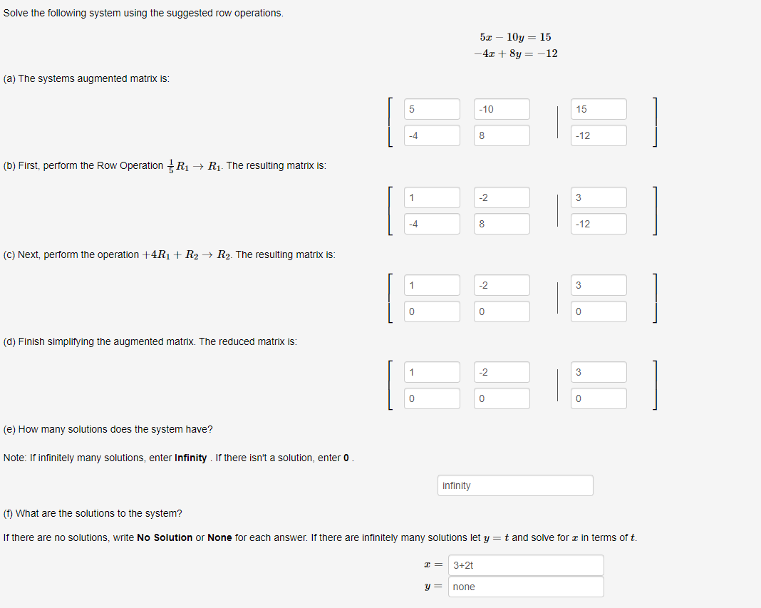 Solved What do i write in (f), chegg did not give me any | Chegg.com