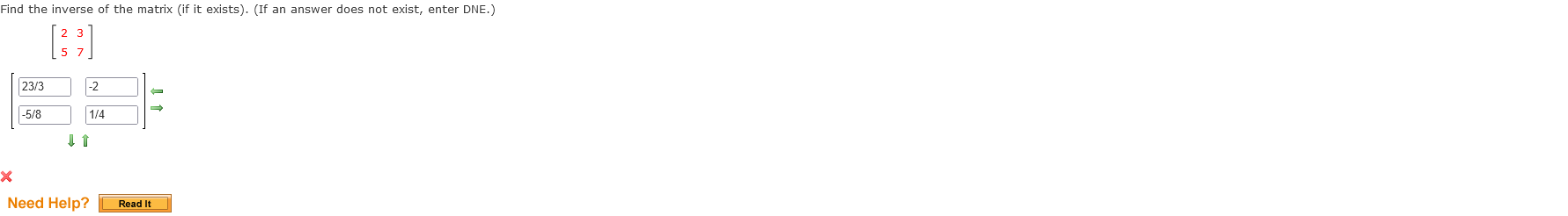 Solved [2537] [1 ]⇒ | Chegg.com