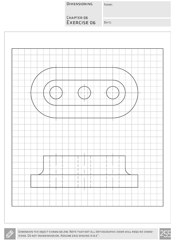 Solved DIMENSIONING NAME: CHAPTER 06 EXERCISE 06DATE | Chegg.com