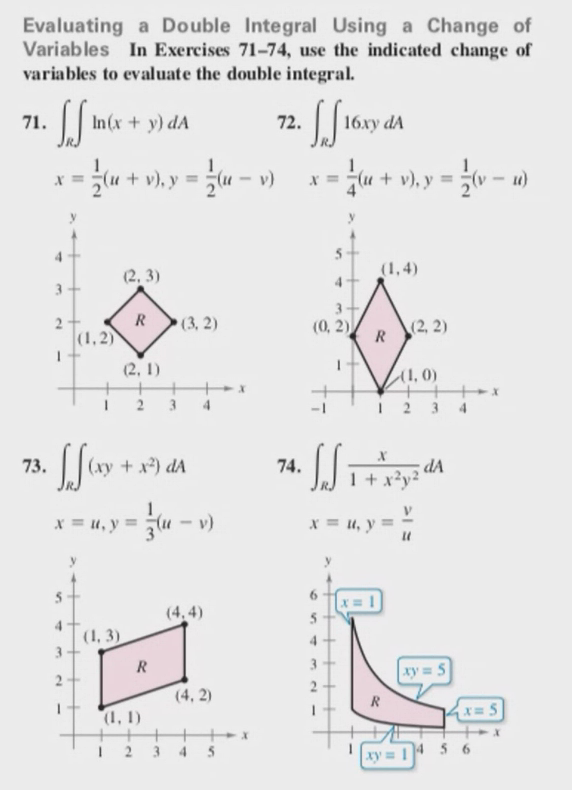 Solved Evaluating a Double Integral Using a Change of | Chegg.com