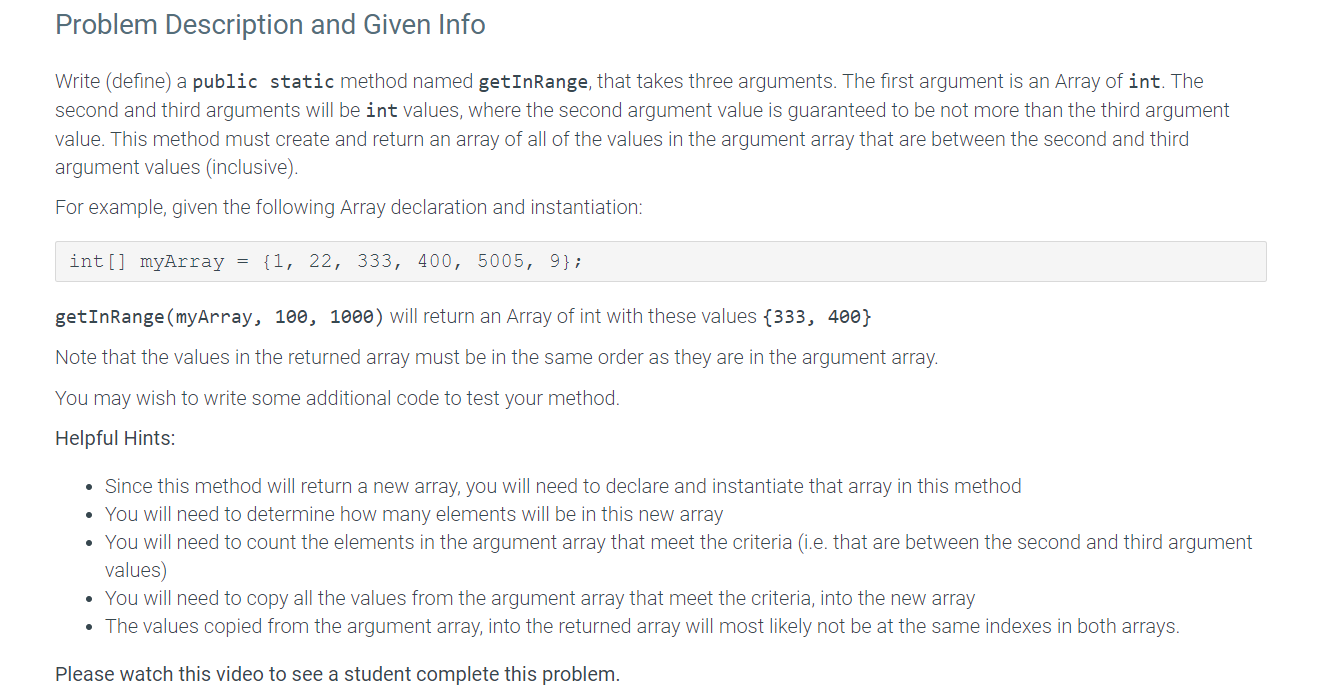 Solved Problem Description and Given Info Write (define) a | Chegg.com