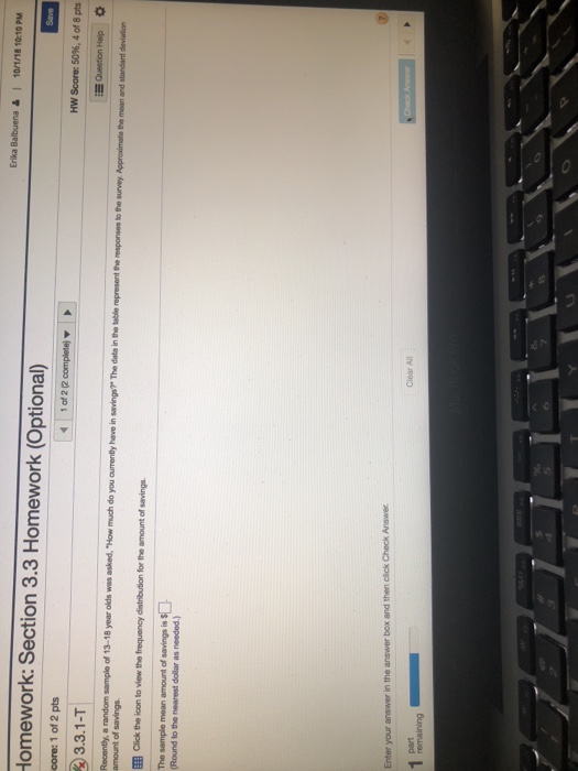 Solved Homework Section 3 3 Homework Optional Core 1 Of
