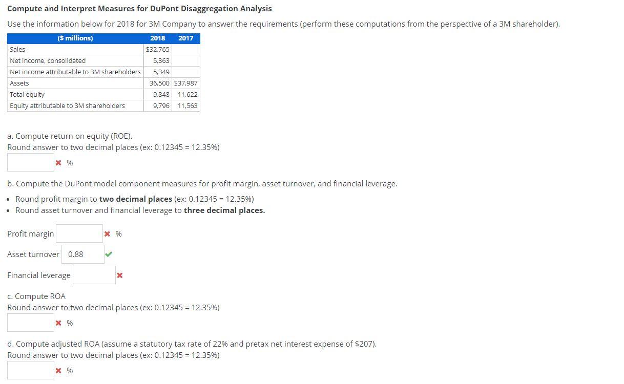 Solved Compute and Interpret Measures for DuPont | Chegg.com