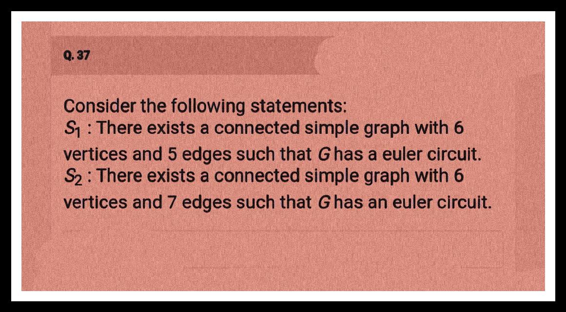 Q.37 Consider the following statements: St: There | Chegg.com