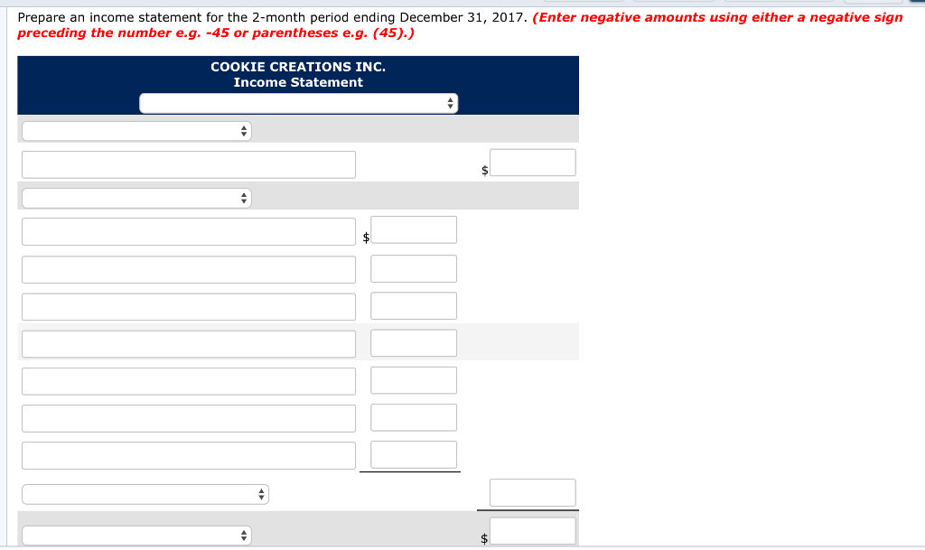 Solved Continuing Cookie Chronicle 4 (Part Level Submission) | Chegg.com