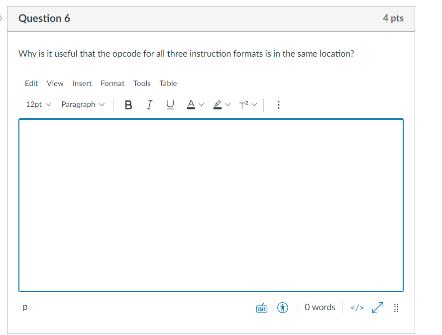 Solved Why is it useful that the opcode for all three | Chegg.com
