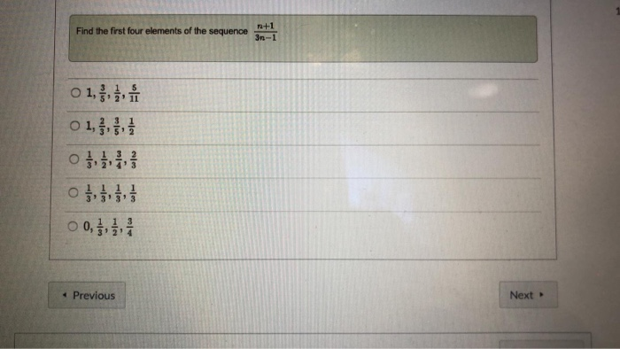 Solved Find the first four elements of the sequence ra+1 | Chegg.com