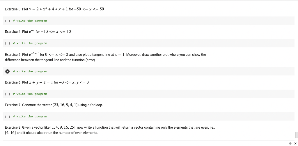 Solved - Problems Exercise 1: Find the sum and mean of the | Chegg.com