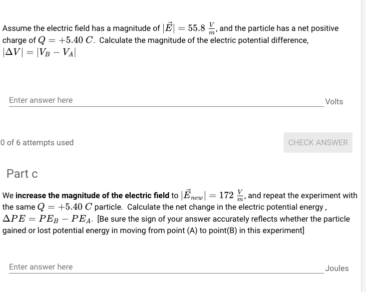 Solved A particle of net charge, +Q, is moved from point (A) | Chegg.com