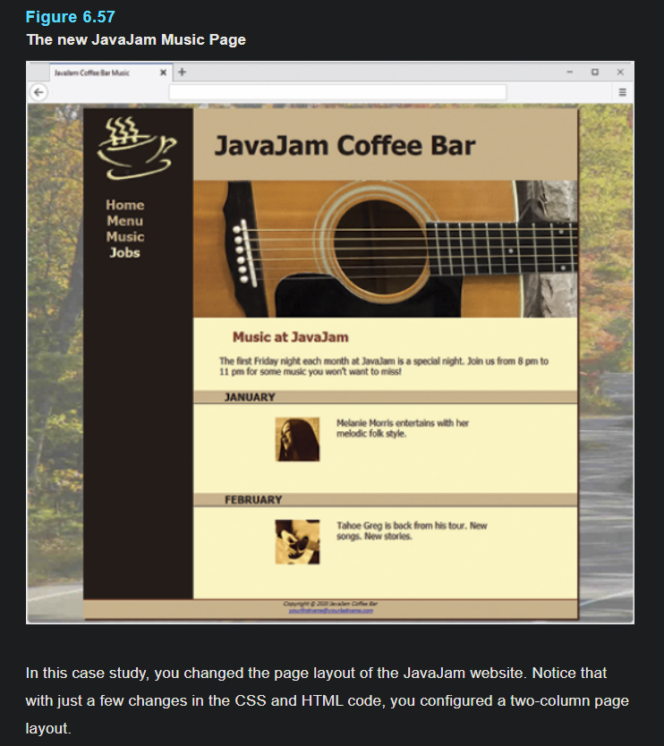 JavaJam Coffee Bar See Chapter 2 for an introduction | Chegg.com