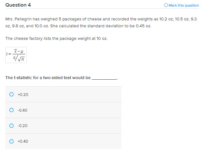 Solved Question 4 O Mark this question Mrs. Pellegrin has | Chegg.com Solved Question 4 O Mark this question Mrs. Pellegrin has | Chegg.com