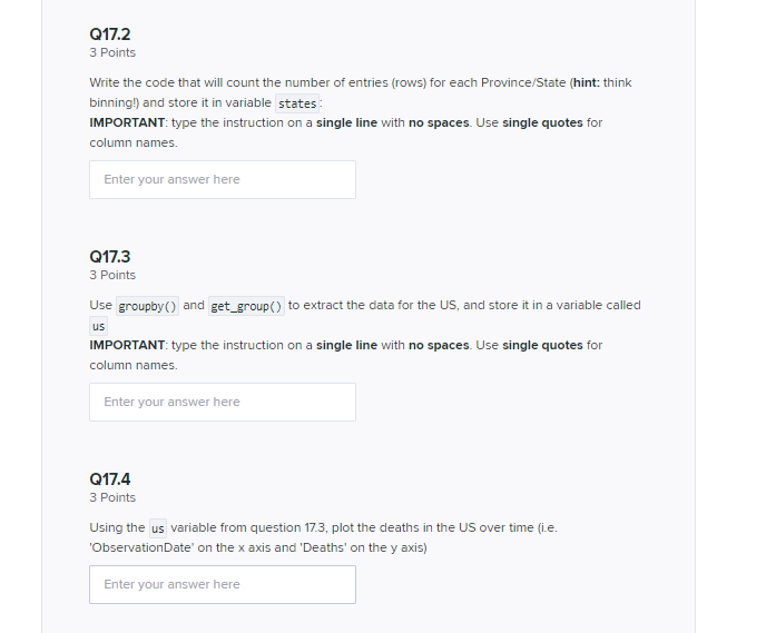 Solved Q17 Structured Data in Python 11 Points Consider the | Chegg.com