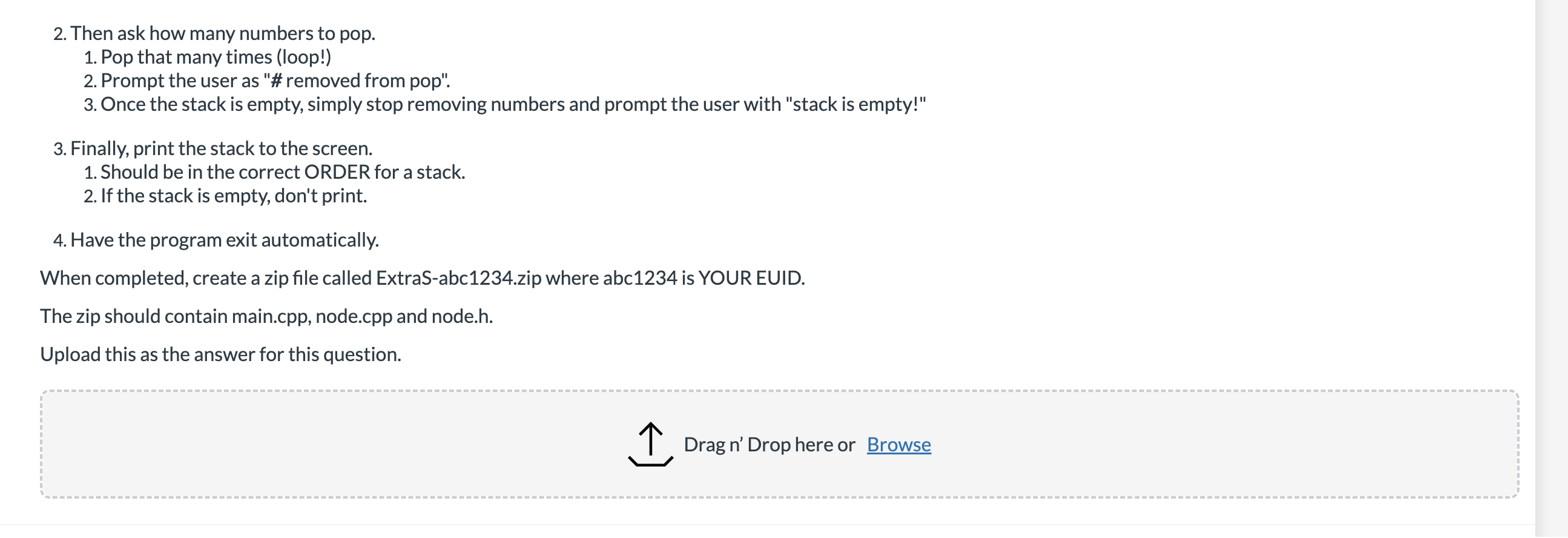 Solved This is an extra credit question. Implement a | Chegg.com