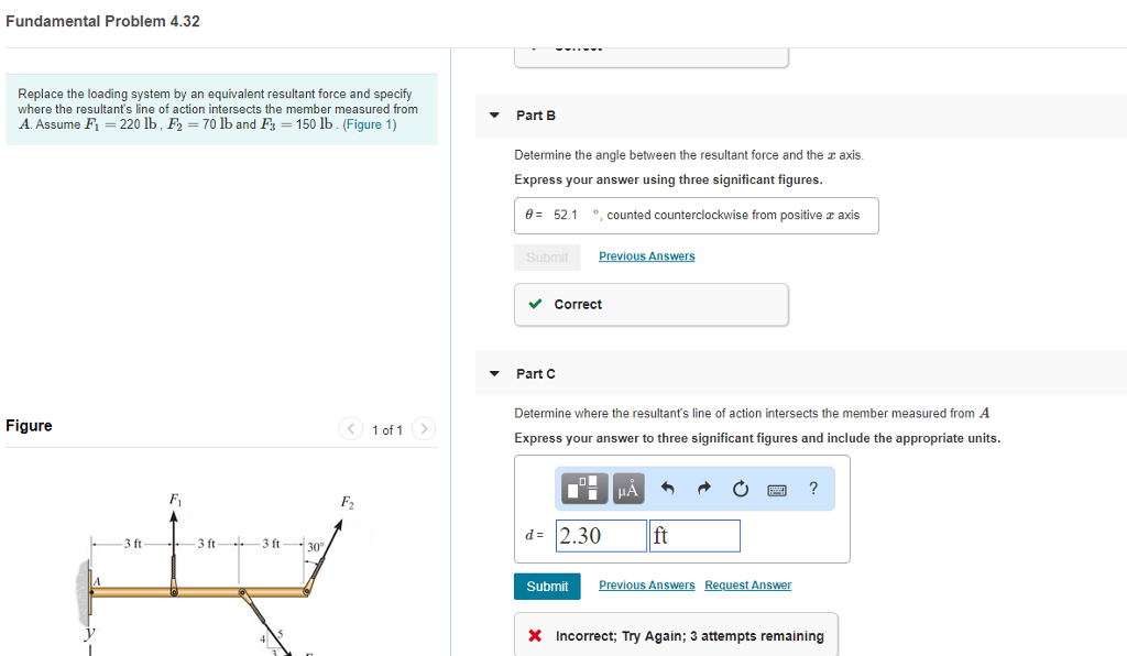 Solved Fundamental Problem 4.32 Replace the loading system | Chegg.com