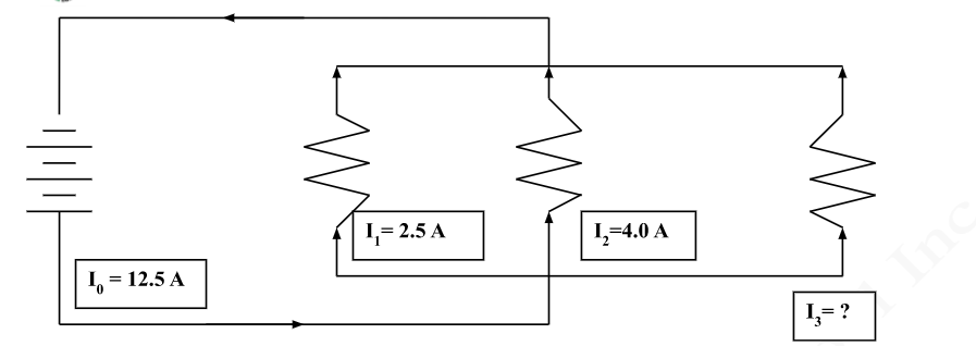 Solved Calculate the electric current, I3, in the circuit | Chegg.com