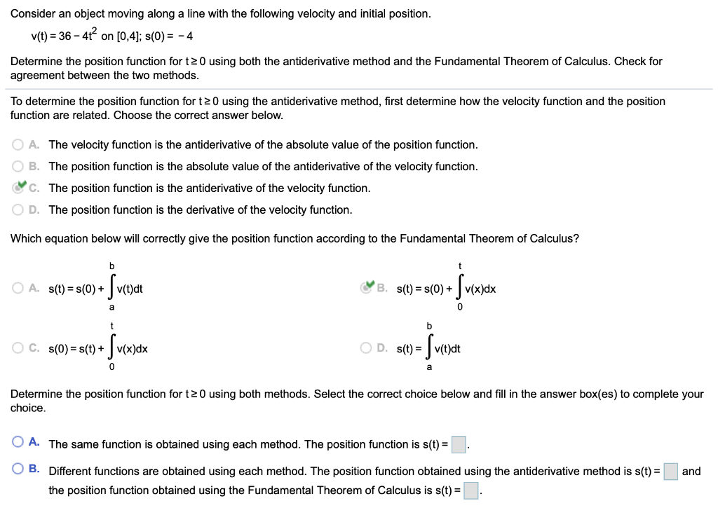 Solved Consider an object moving along a line with the | Chegg.com