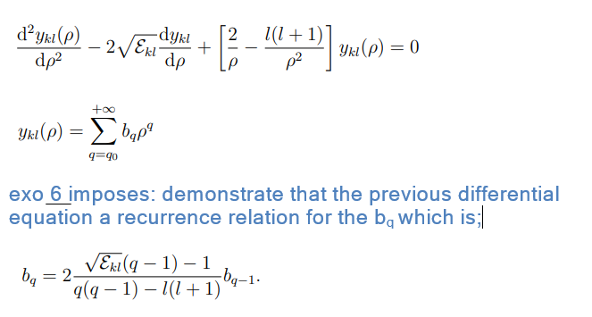 Solved Solutions of the radial equation, energy | Chegg.com