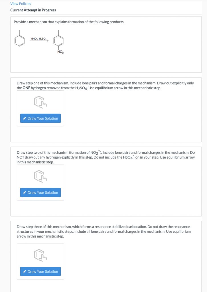 Solved View Policies Current Attempt in Progress Provide a | Chegg.com