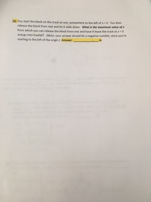 Solved SECTION 1 A small block slides down a frictionless | Chegg.com