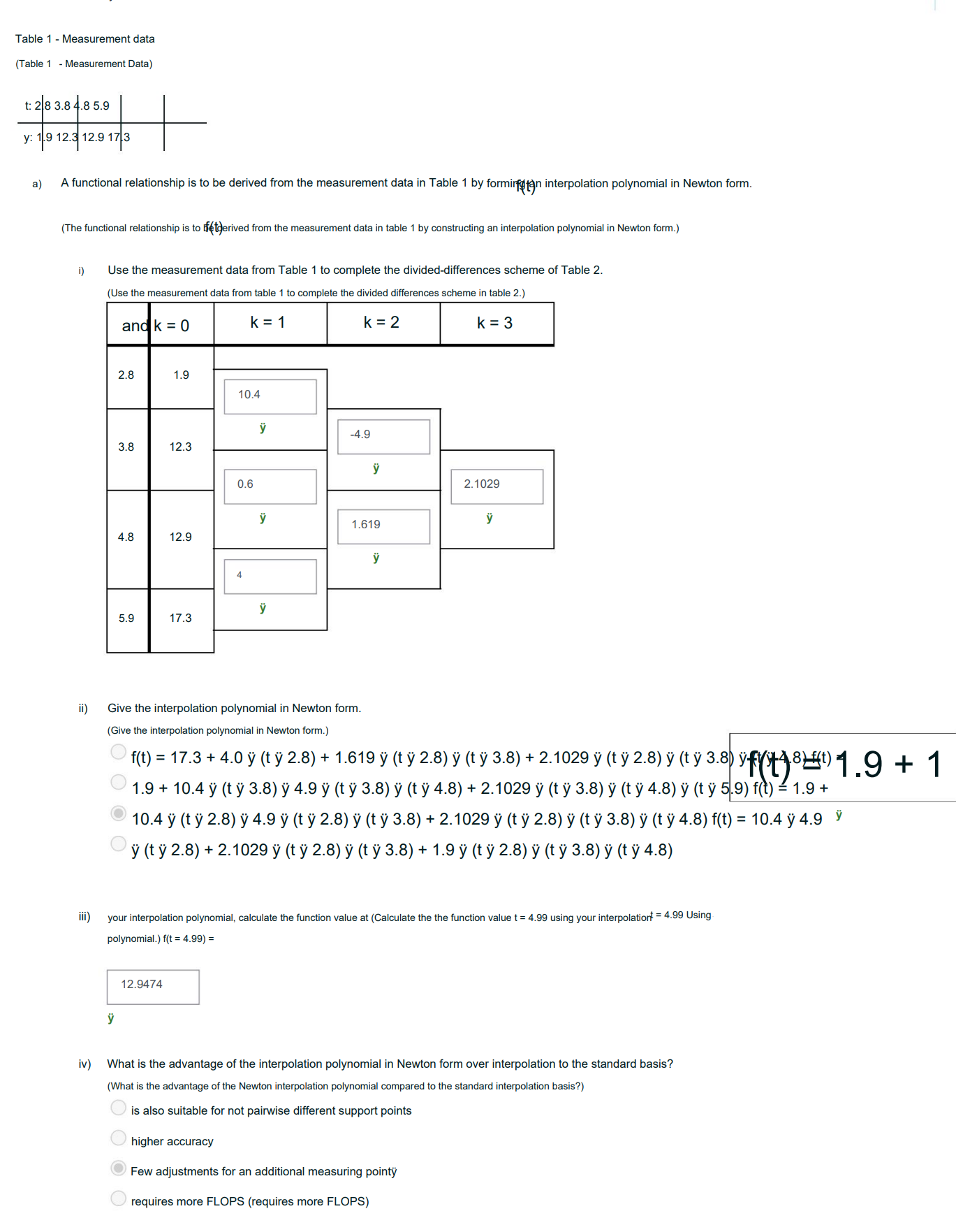 [Solved]: the asnwers are giving i just need the steps to ge