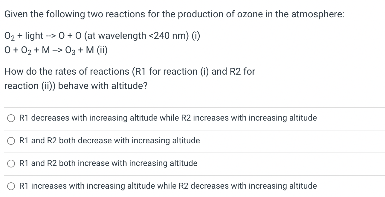 Solved Given the following two reactions for the production | Chegg.com