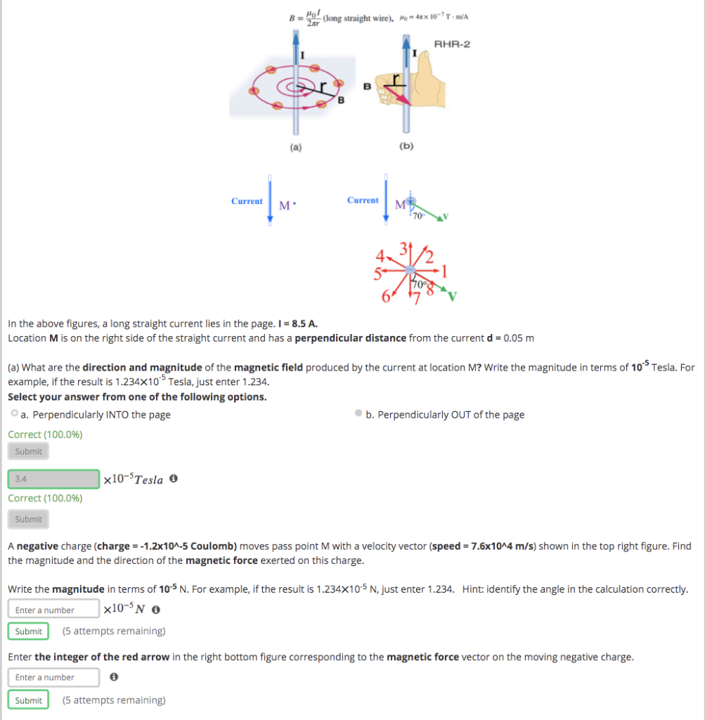 Solved Mo! 20 (long straight wire). Mo 4xx 10-?TWA RHR-2 (a) | Chegg.com