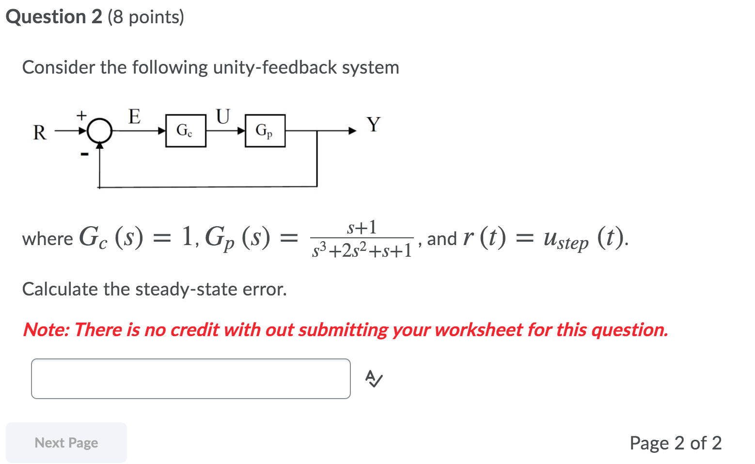 Solved Question 2 (8 points) Consider the following | Chegg.com