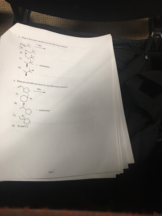 Solved Part l: Multiple Choice 1. What would be the major | Chegg.com