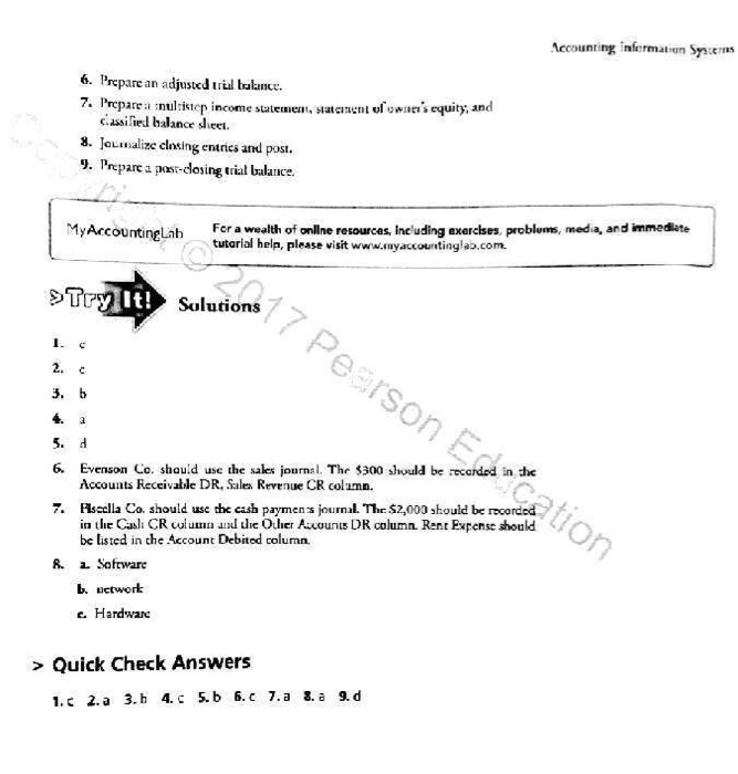 Solved Accounting Inform Comprehensive Problem for Chapters | Chegg.com