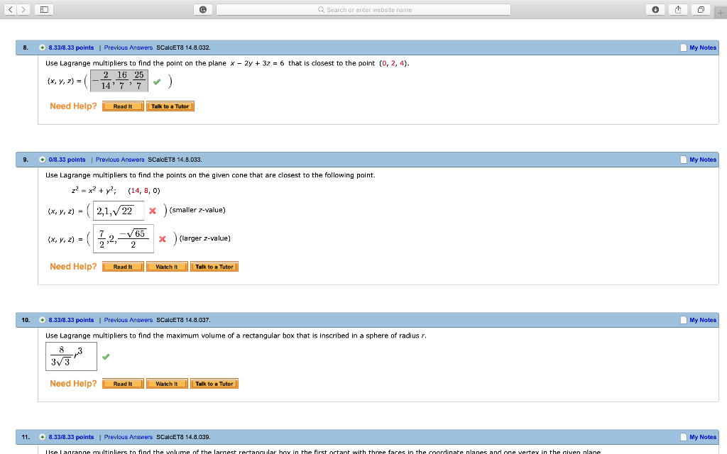 Solved Use Lagrange multipliers to find the points on the | Chegg.com Solved Use Lagrange multipliers to find the points on the | Chegg.com