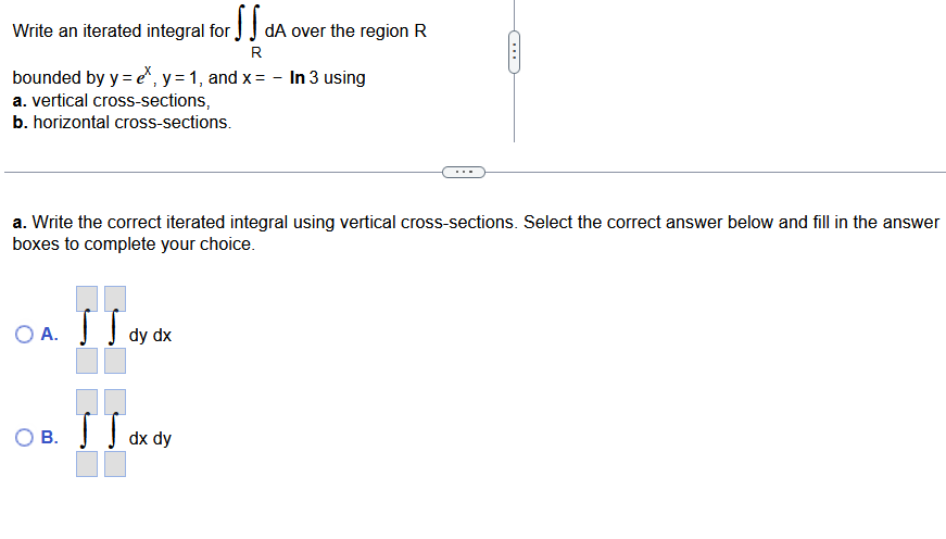 Solved a. ﻿Write the correct iterated integral using | Chegg.com